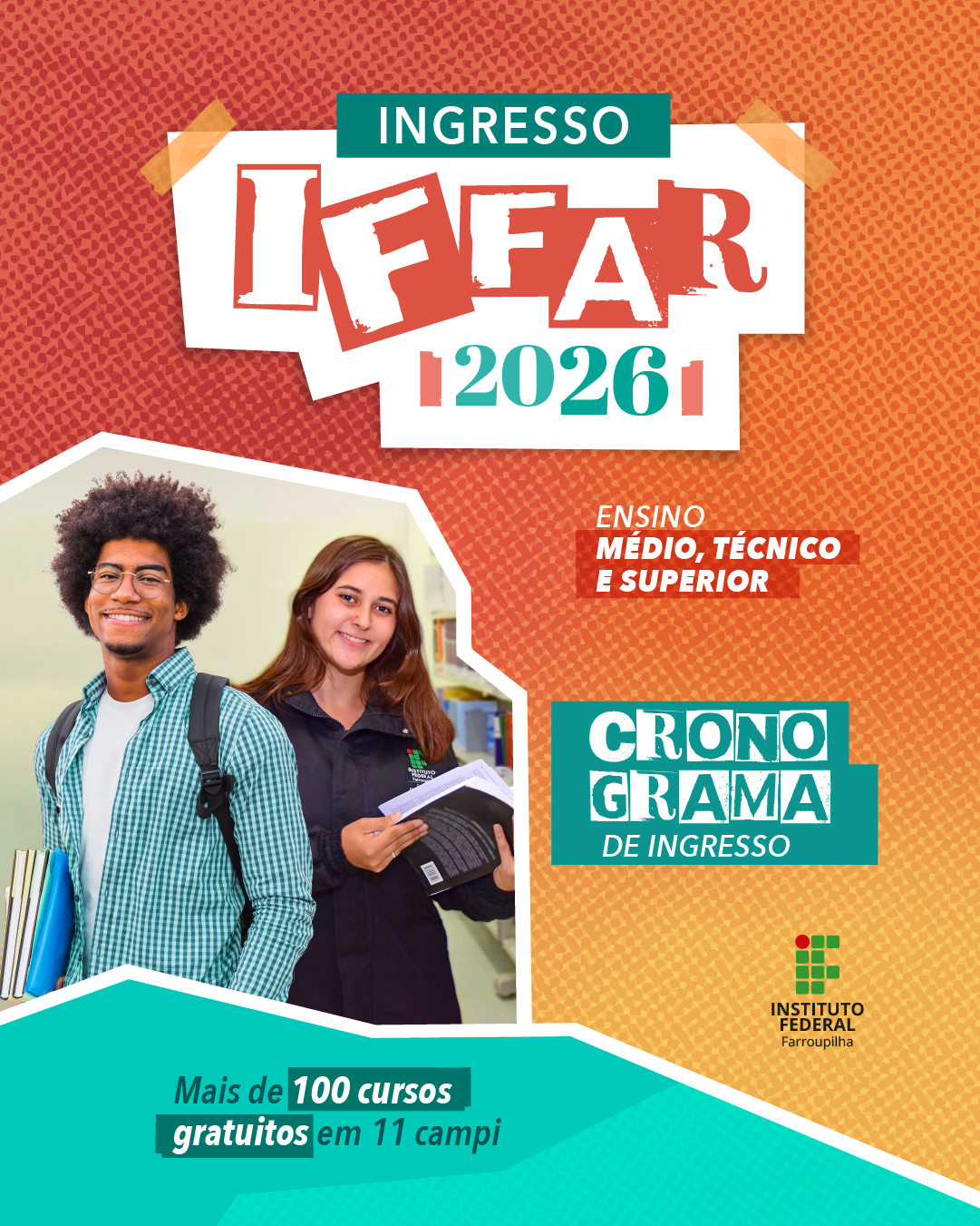 Processo Seletivo 2026 - Confira o cronograma previsto - IFFar